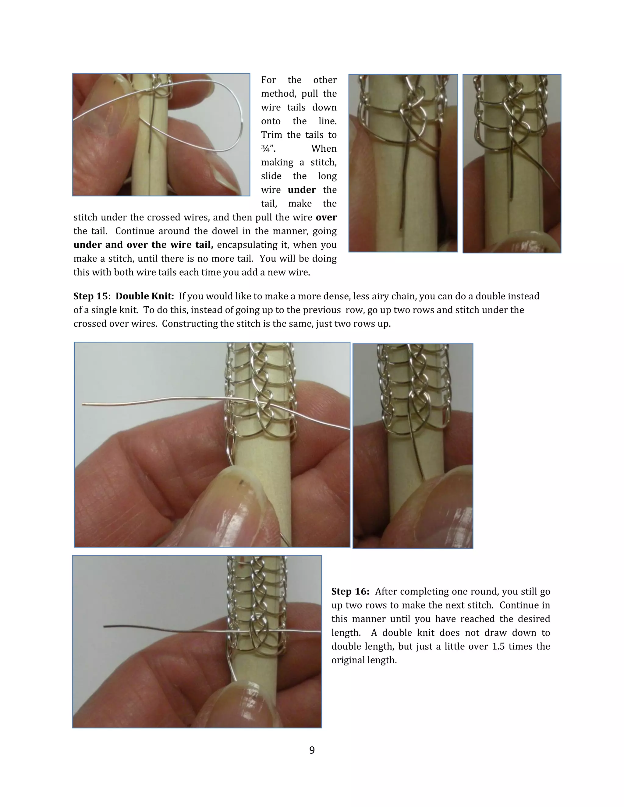 Viking Knit Tutorial | PDF | Needlework | Arts and Crafts