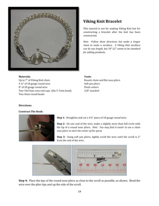 Viking Knit Tutorial | PDF | Needlework | Arts and Crafts