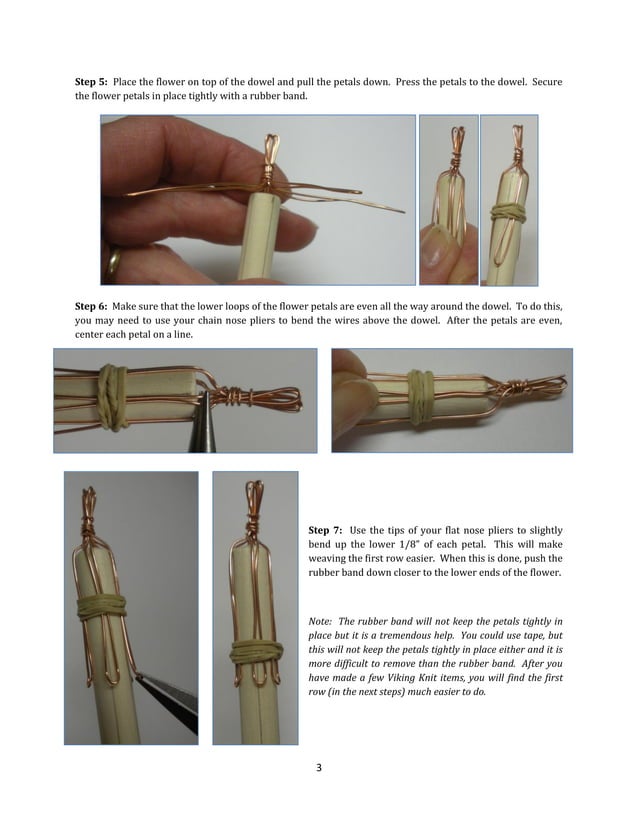 Viking Knit Tutorial | PDF | Needlework | Arts and Crafts