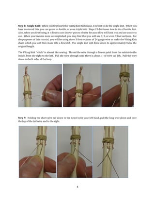 Viking Knit Tutorial | PDF | Needlework | Arts and Crafts