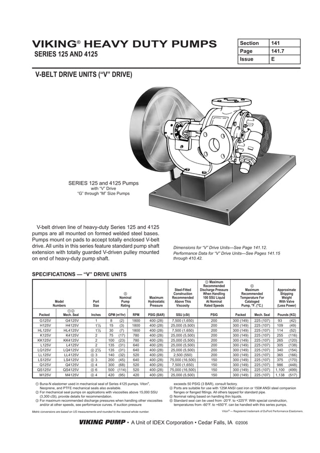 Vikingpump.catalog sec 141_12-06 | PDF