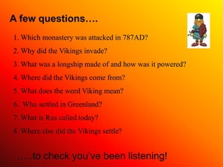 all about the viking invaders and setters | PPT