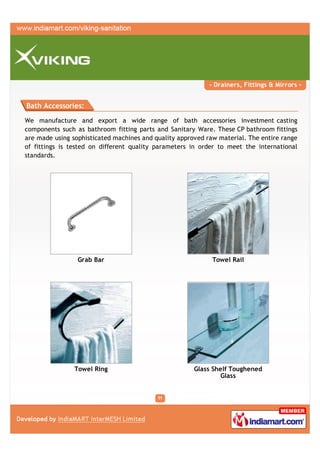 Viking Sanitations, Jalandhar, Fittings & Mirrors | PDF | Bath and ...