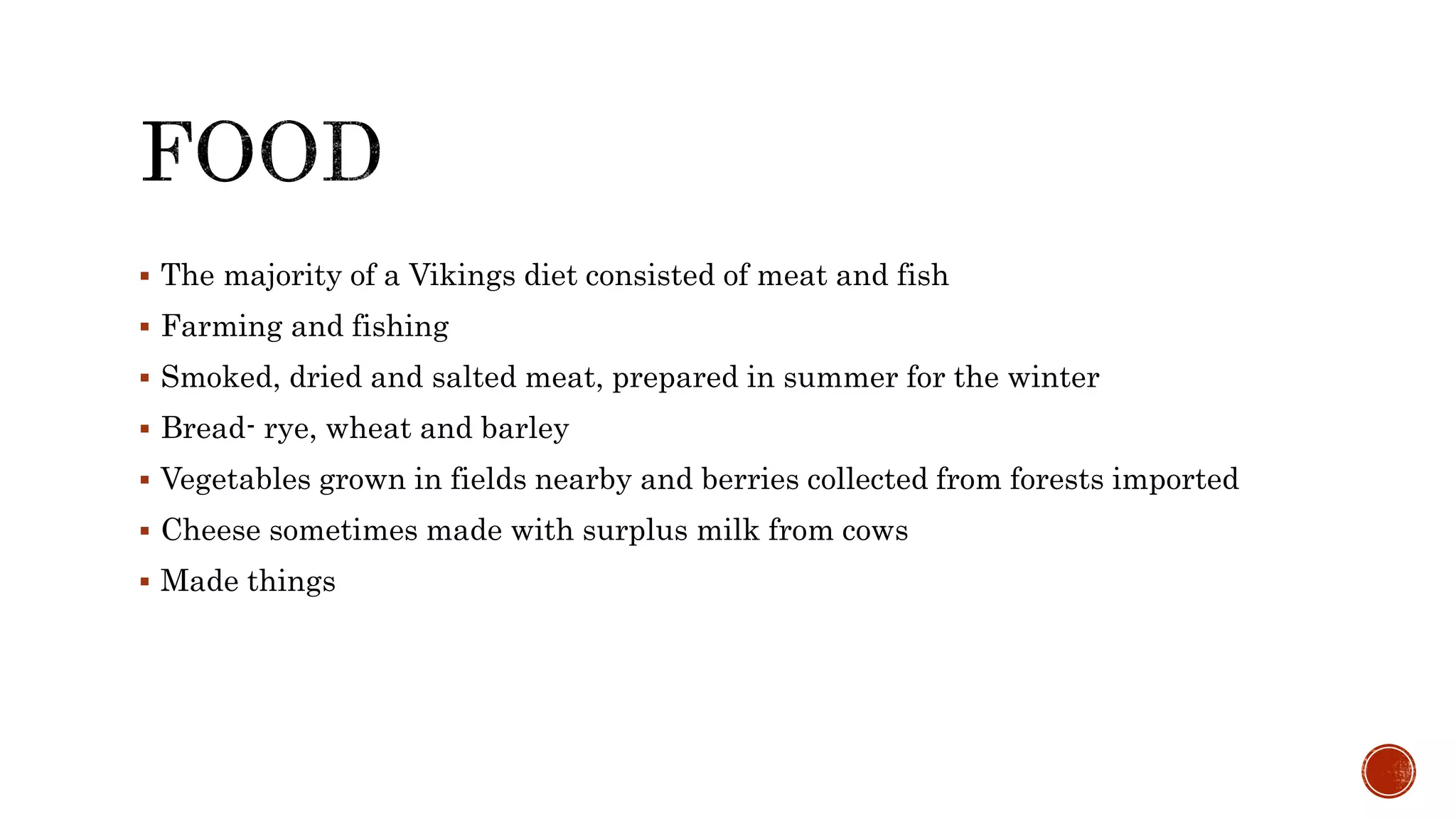 Vikings food | PPTX