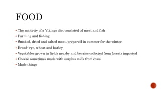 Vikings food | PPTX