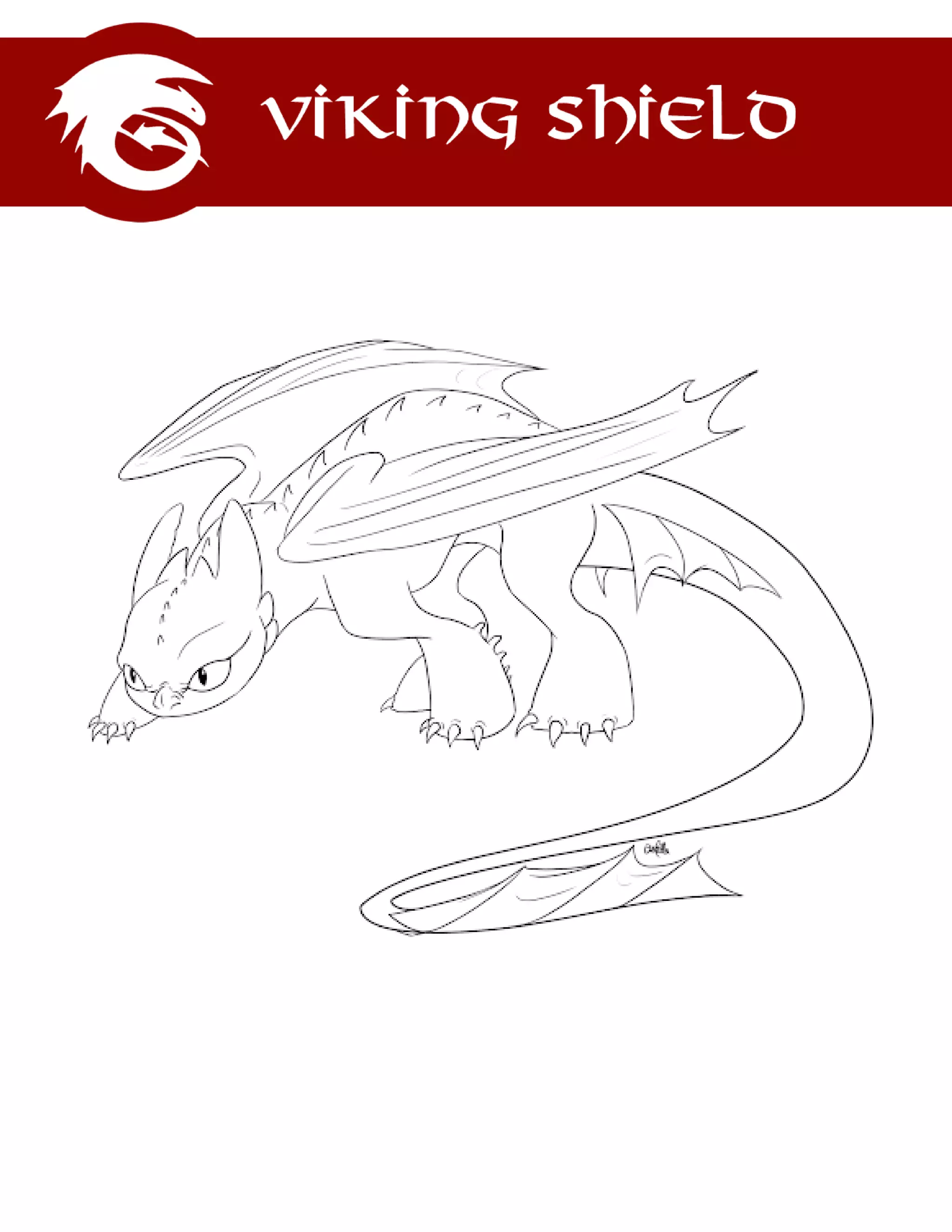 How To Train Your Dragon Viking Shield Dragons Pdf