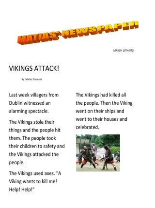 Vikings newspaper articles | PDF