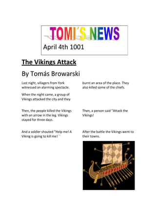 Vikings newspaper articles | PDF