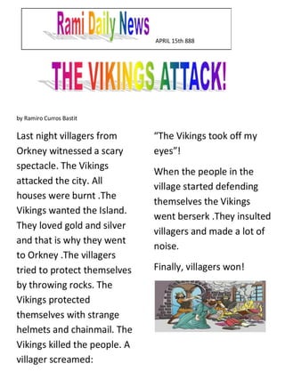 Vikings newspaper articles | PDF