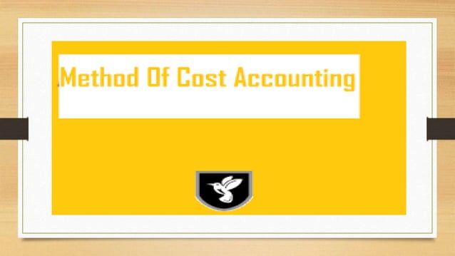 Methods of Costing | PPT