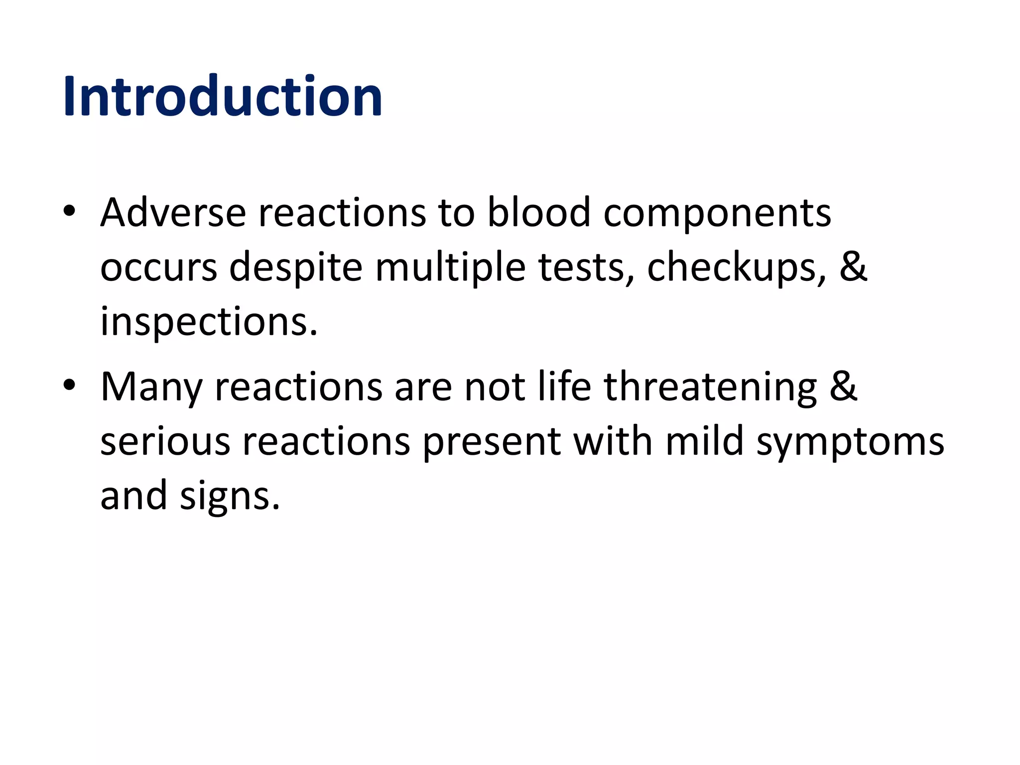 COMPLICATIONS OF BLOOD TRANSFUSION | PPTX