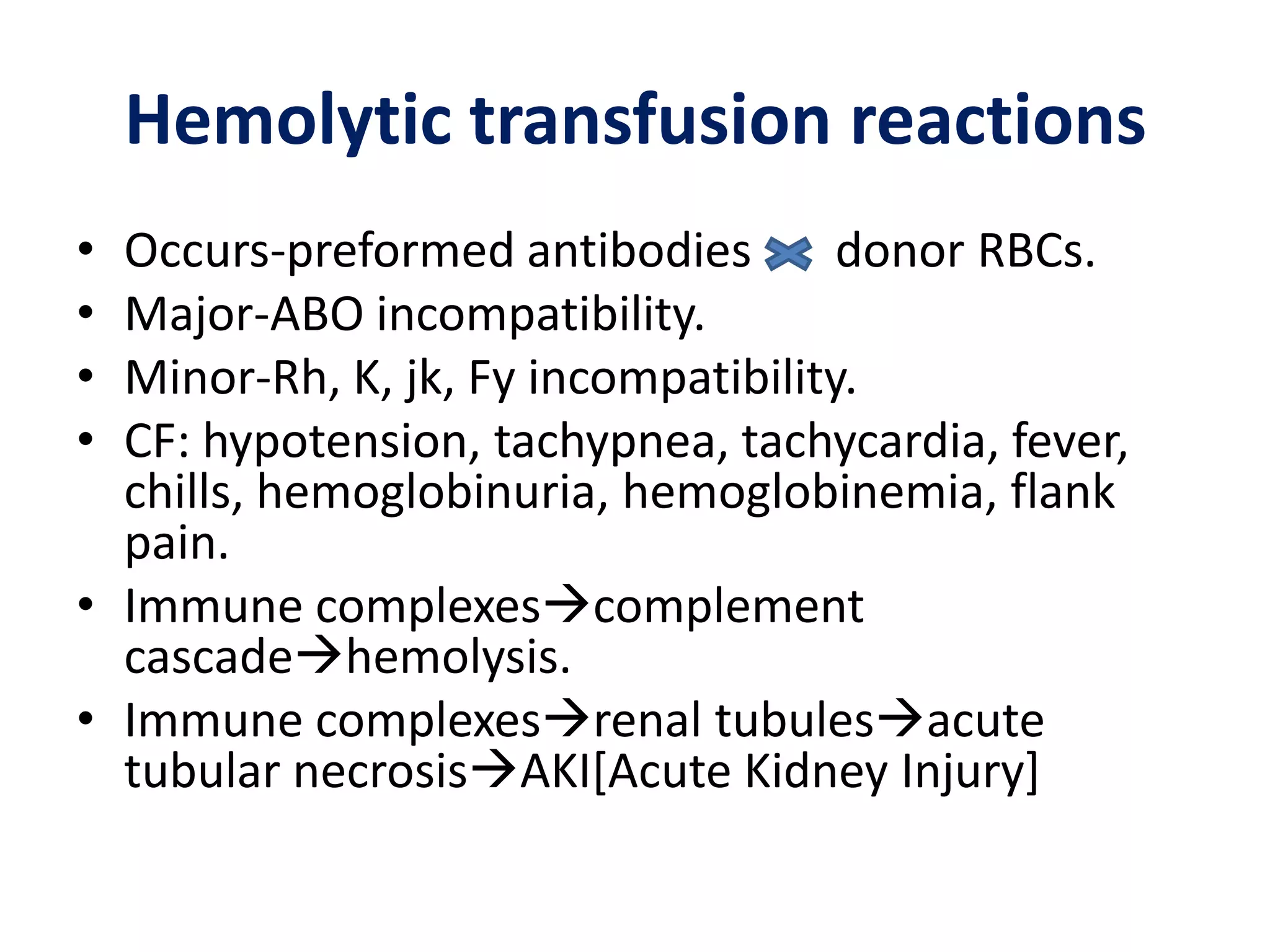 COMPLICATIONS OF BLOOD TRANSFUSION | PPTX