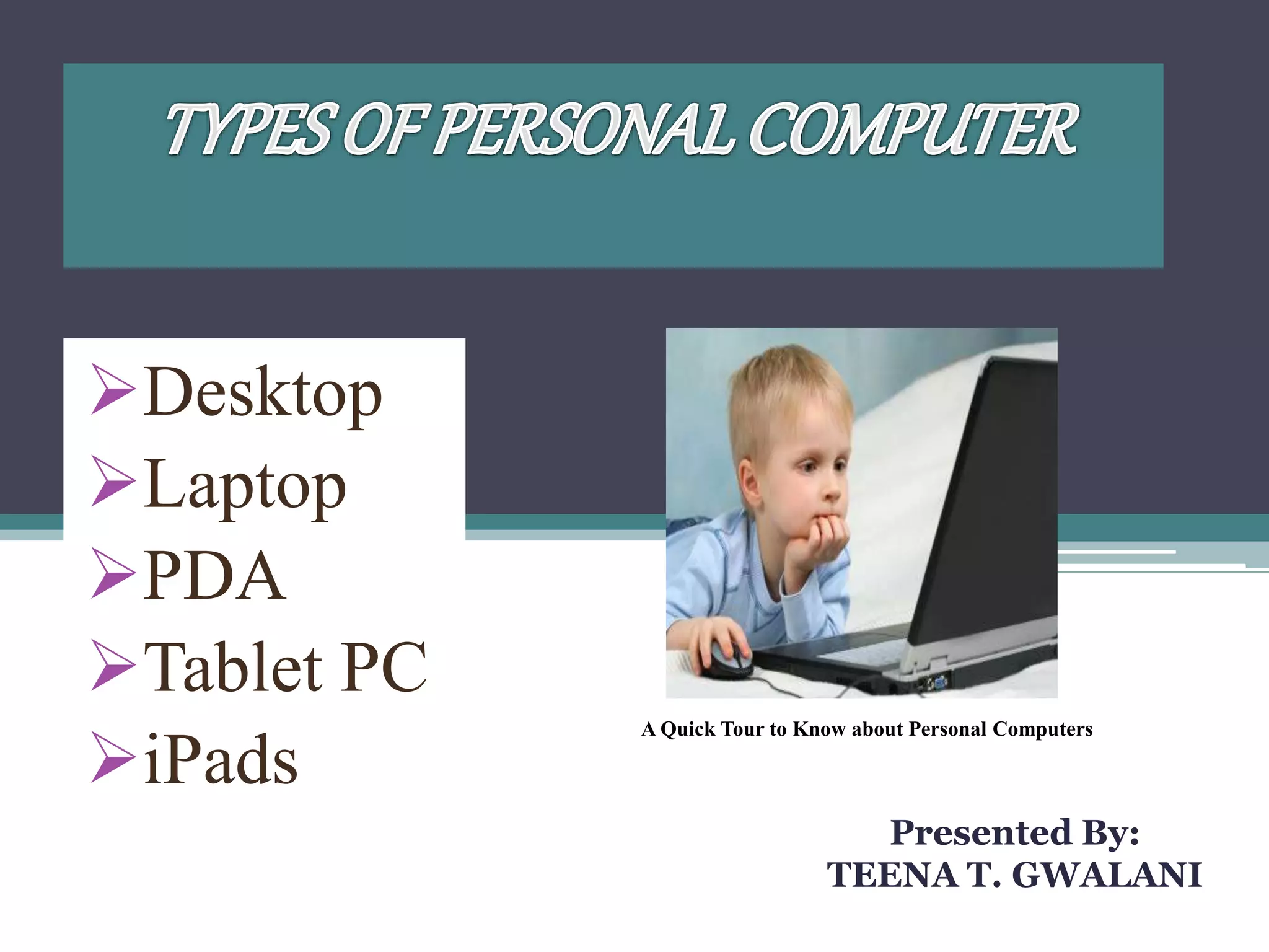 types of personal computer | PPT