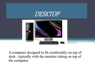 types of personal computer | PPTX