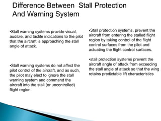 Hands on experience with stall protection system | PPTX