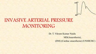 INTRA-ARTERIAL BLOOD PRESSURE MONITORING | PPTX
