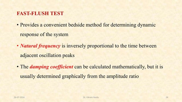 INTRA-ARTERIAL BLOOD PRESSURE MONITORING | PPTX