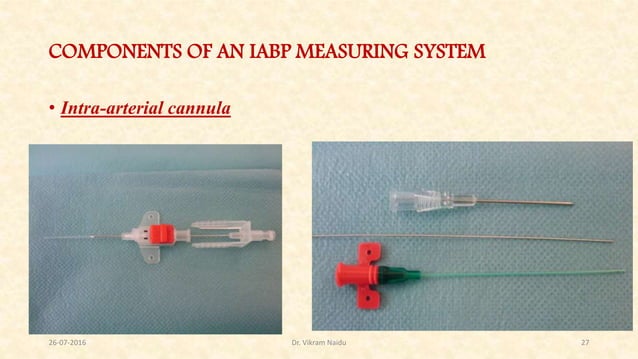 INTRA-ARTERIAL BLOOD PRESSURE MONITORING | PPTX