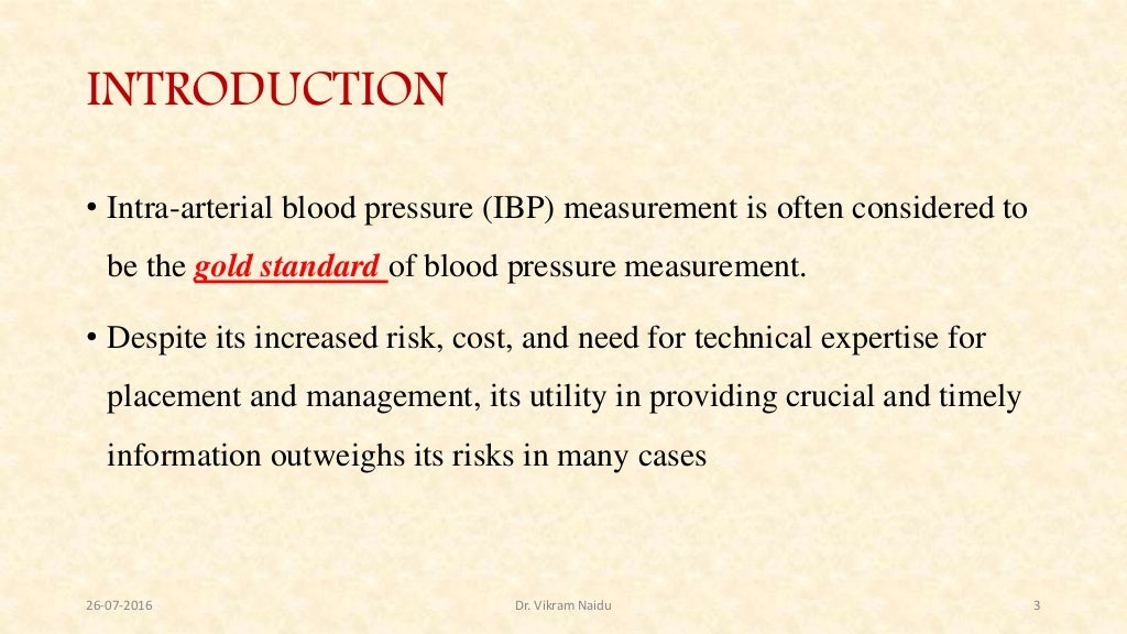 INTRA ARTERIAL BLOOD PRESSURE MONITORING intra-arterial-blood-pressure-monitoring