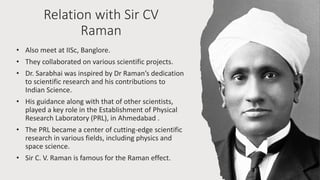 My Idol, Vikram Ambalal Sarabhai | PPTX