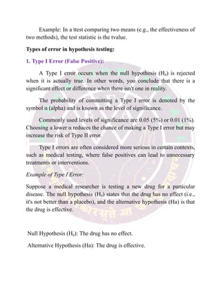 Vikramjit Singh-Hypothesis Testing Basics_ Errors,Df,Power of Test ...