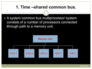 Multiprocessor system | PPTX