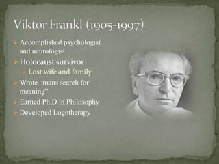 Viktor frankl powerpoint | PPTX