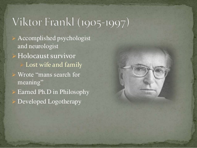 Viktor frankl powerpoint