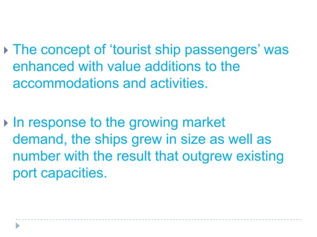 Cruise Tourism | PPTX