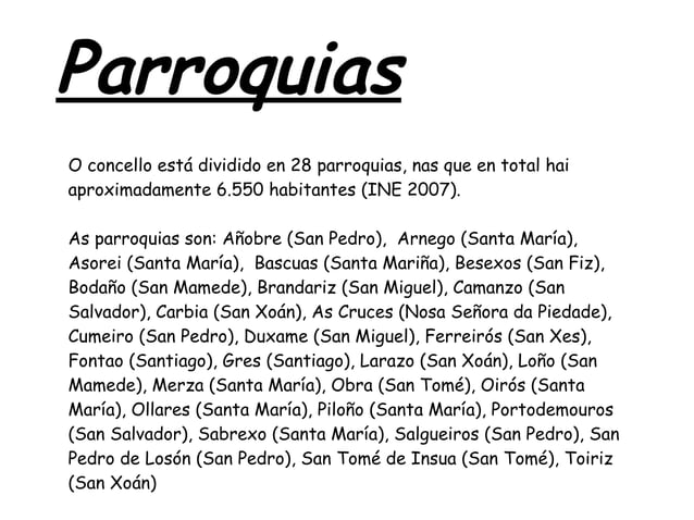 Vila De Cruces | ODP