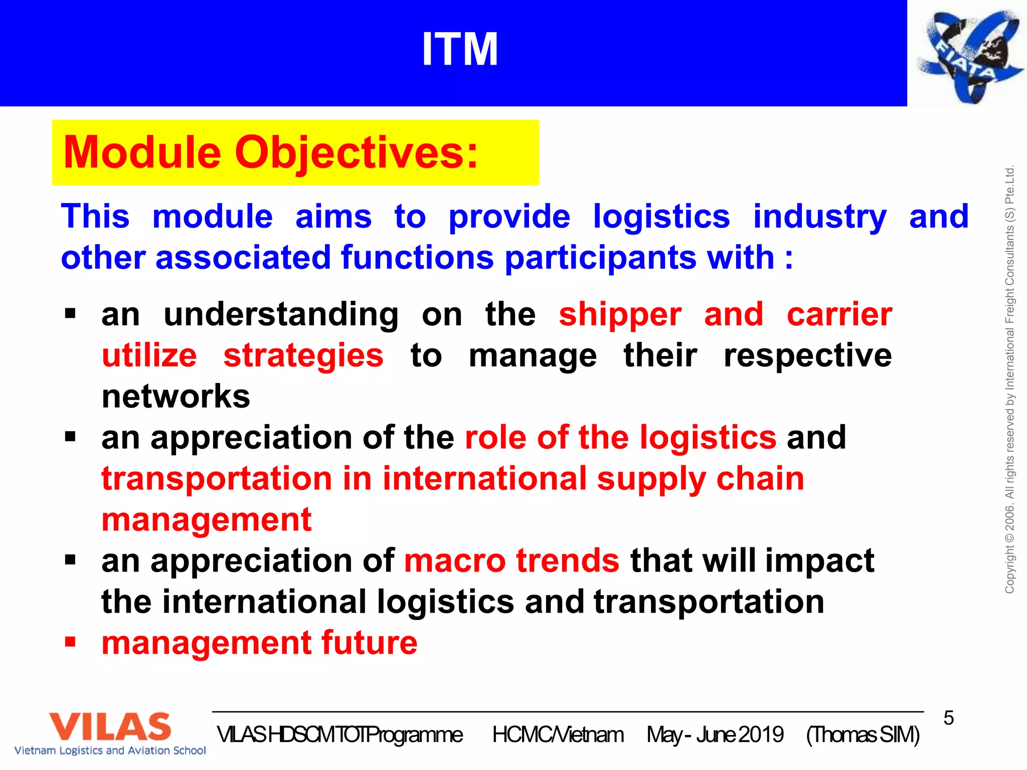 Introduction of International Transport Management | PPTX