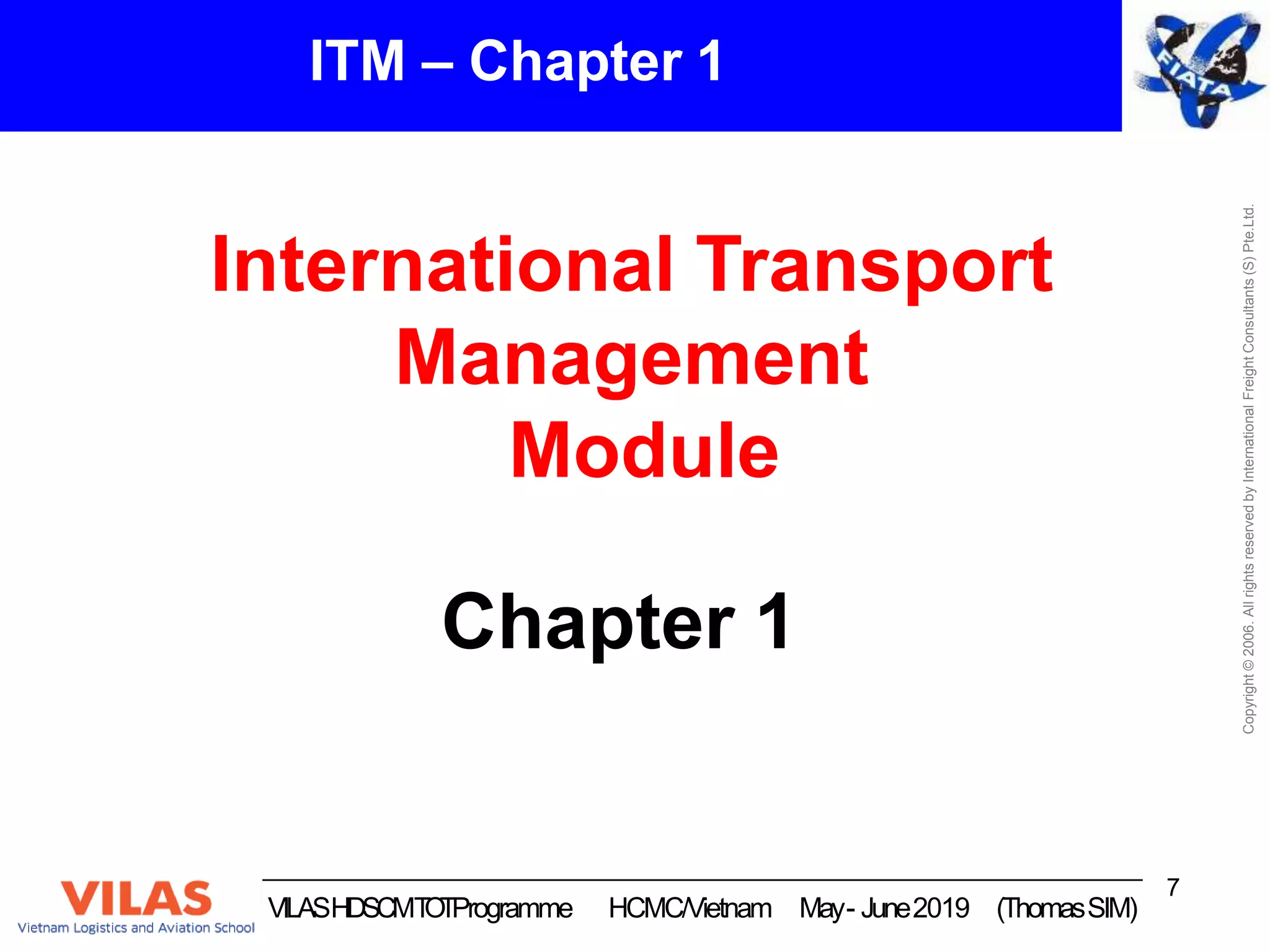 Introduction of International Transport Management | PPTX