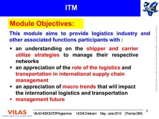 Introduction of International Transport Management | PPTX