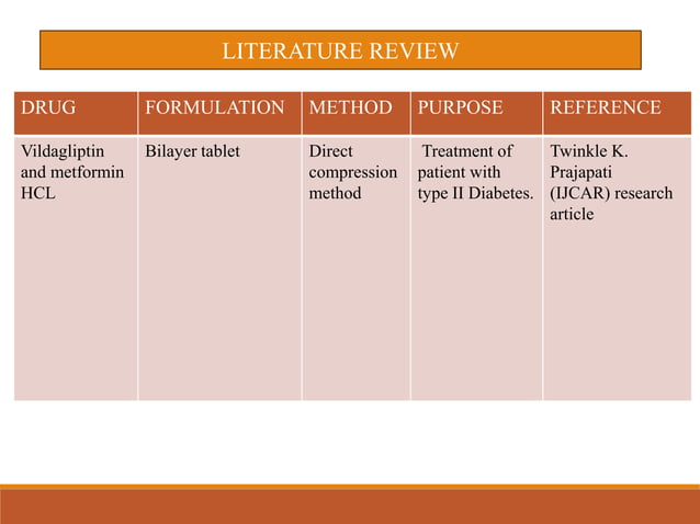 Vilda+Metformin CR tablet.pptx | Endocrine and Metabolic Diseases ...
