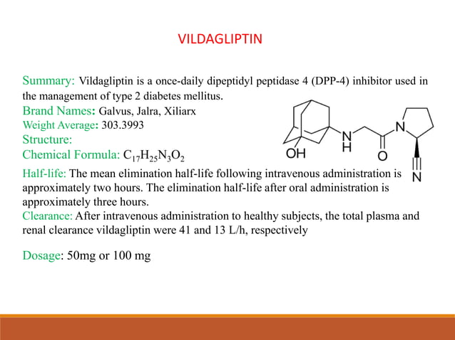 Vilda+Metformin CR tablet.pptx | Endocrine and Metabolic Diseases ...