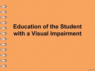 understanding visual impairment | PPT