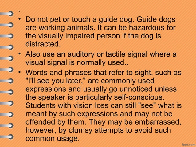 understanding visual impairment | PPT | Eye and Vision Conditions | Diseases and Conditions