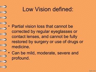 understanding visual impairment | PPT