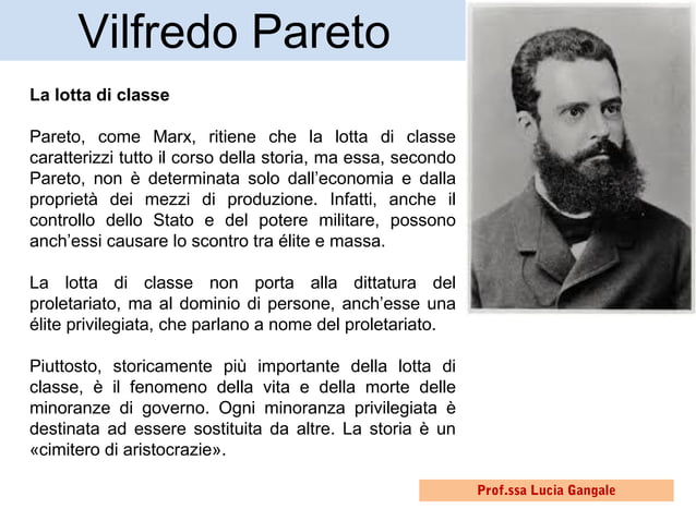 Vilfredo Pareto e Gaetano Mosca by Lucia Gangale | PPT