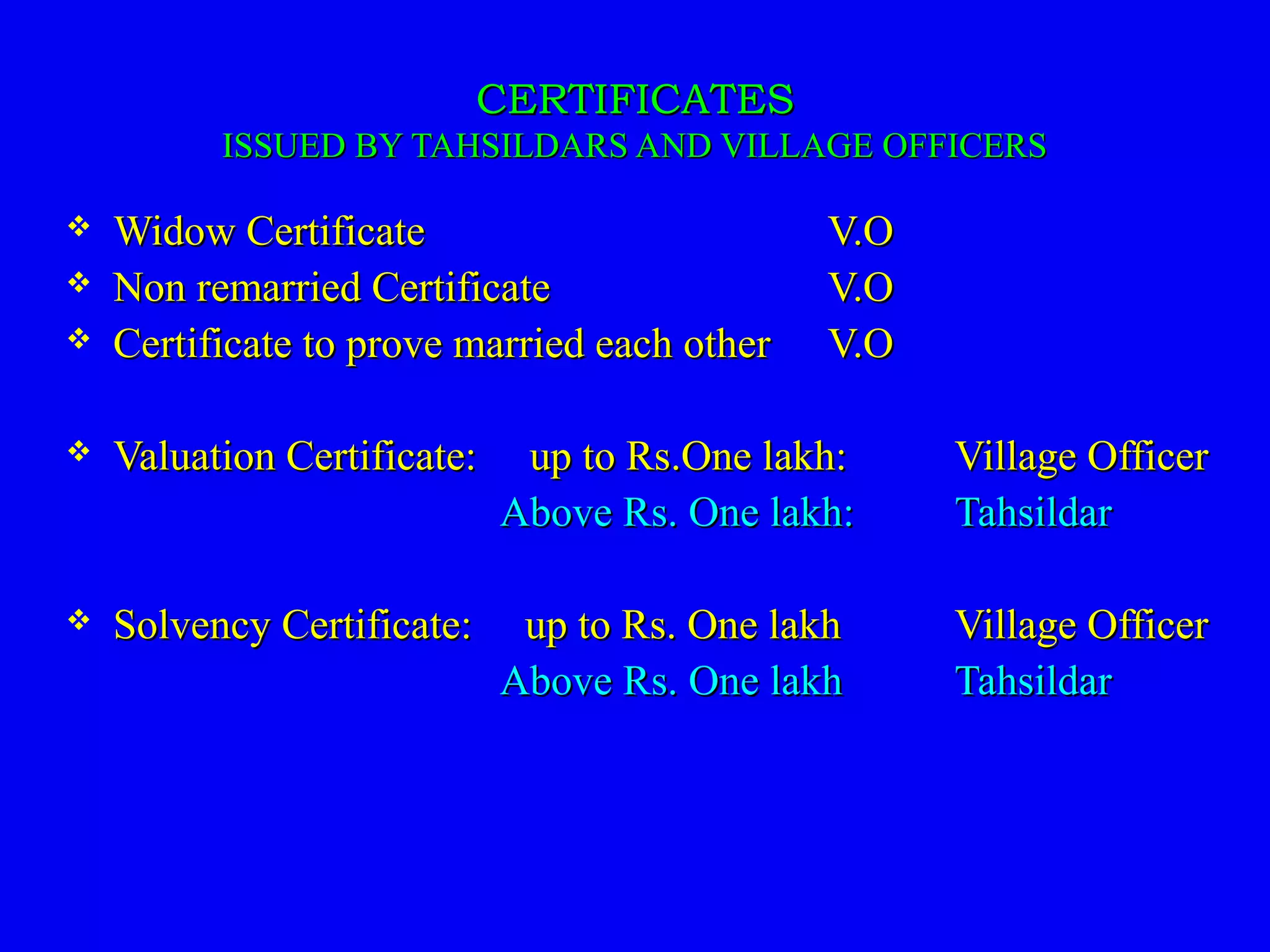 Role of Village Officer in Kerala Land Revenue Administration. | PPT