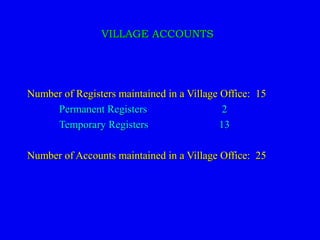 Role of Village Officer in Kerala Land Revenue Administration. | PPT