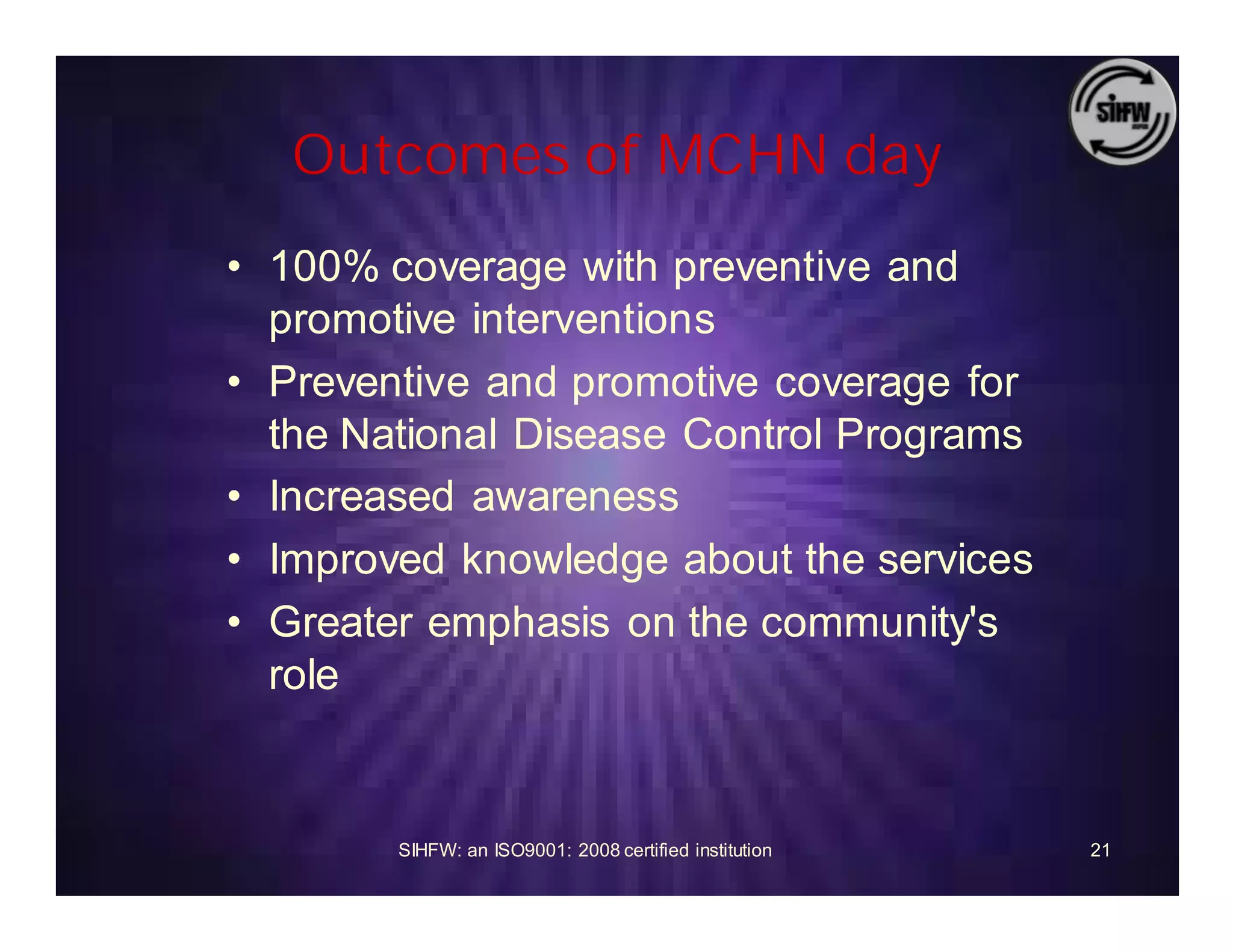 Village Health & Nutrition Day | PDF