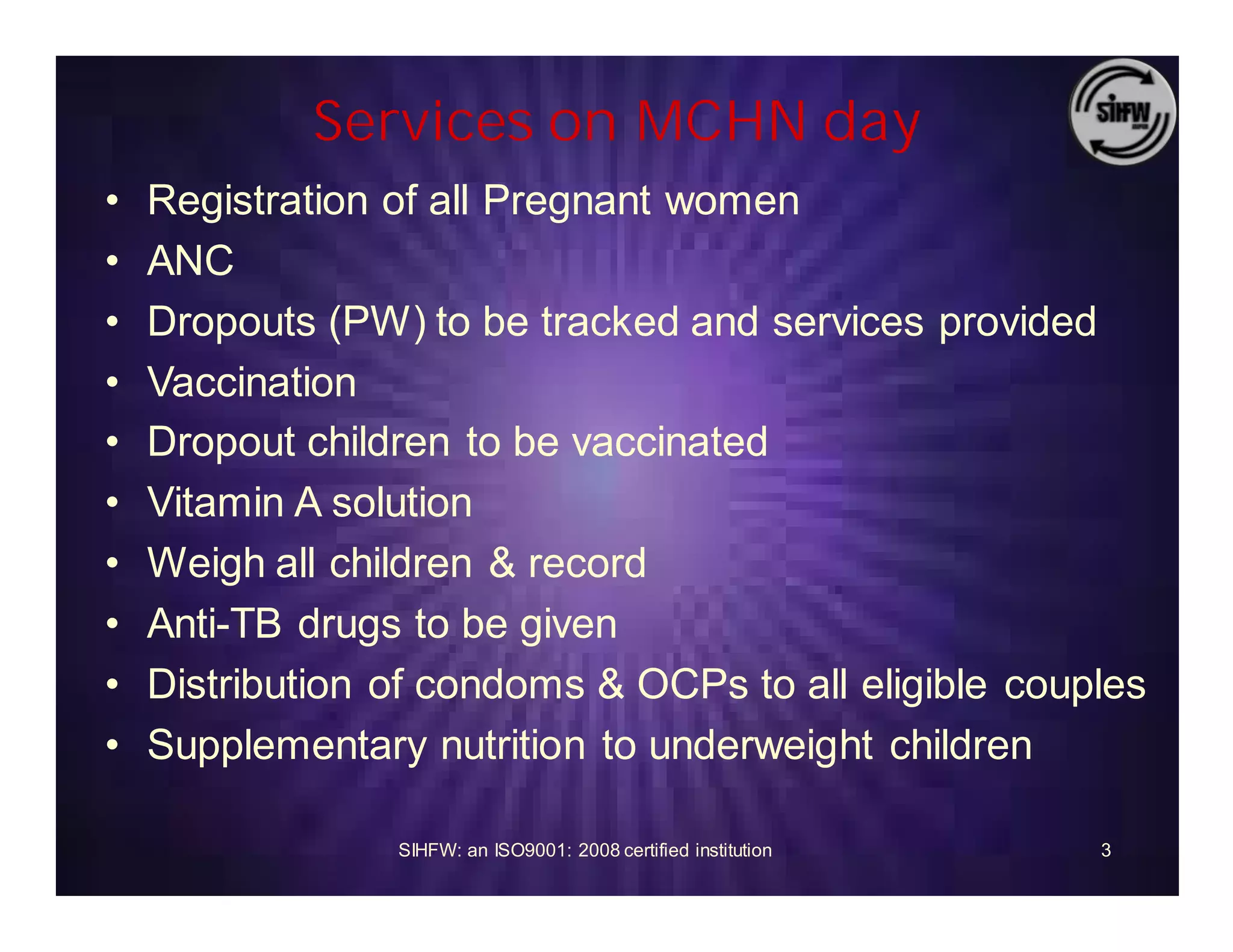 Village Health & Nutrition Day | PDF
