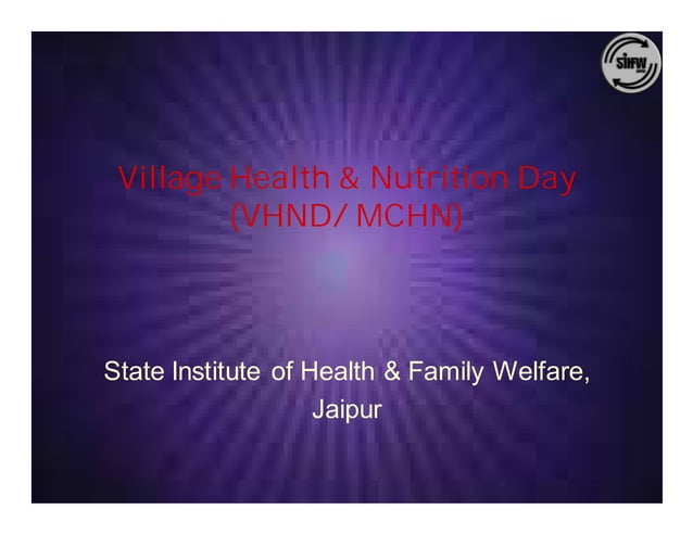 Village Health & Nutrition Day | PDF | Medical Health