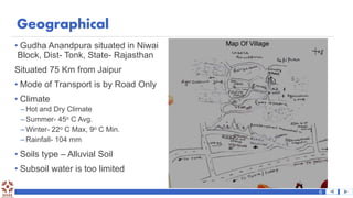 Village induction, Niwai, Tonk, Rajasthan | PPTX