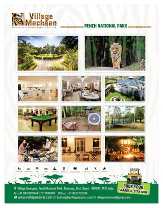 Village Machaan Resorts - Pench National Park | PDF