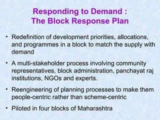 Village microplanning -_lessons_from_maharashtra | PPT