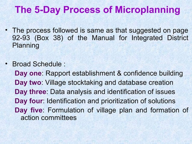 Village microplanning -_lessons_from_maharashtra | PPT