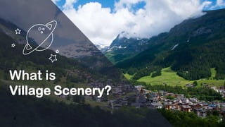 Village scenery graphics C programming | PPTX