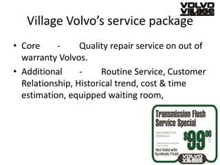 Village Volvo Case Study Solution | PPTX